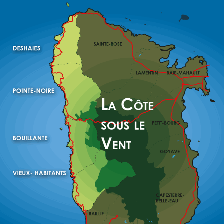 Côte sous le Vent de la Guadeloupe